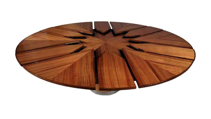 Fletcher Capstan Expandable Table | Space-Saving Round Dining Table