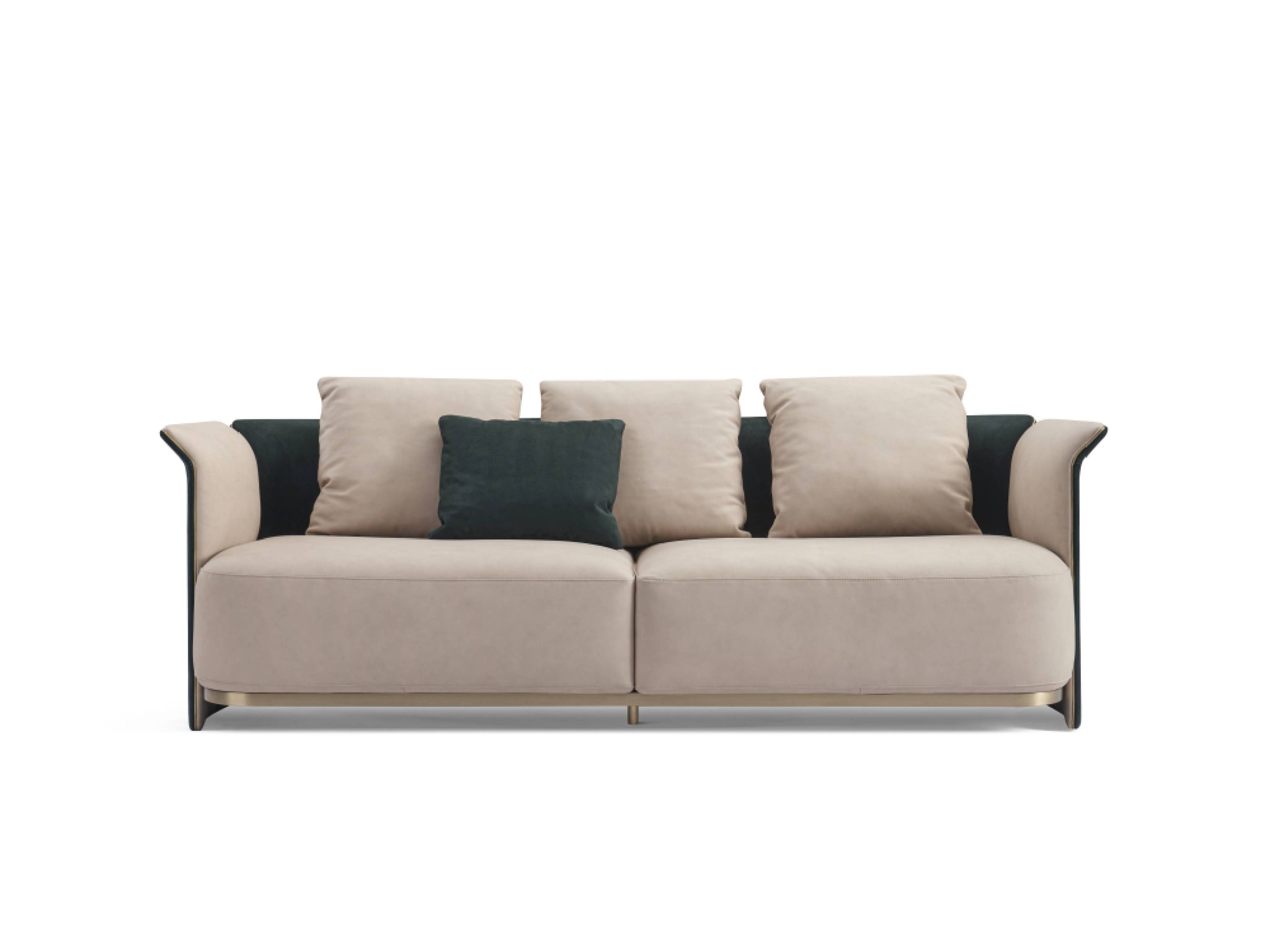 Modern Minimalist Leather Sofa - A64 Bentley Style Ramsey VJ5-2105
