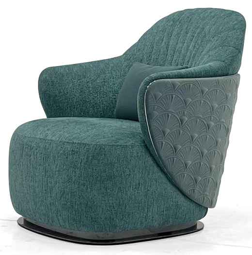 Classic Luxury Single Sofa - Visionnaire Adele W019SF11 Deluxe Chair